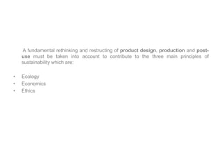 Localisation and the design and production of sustainable products | PPT