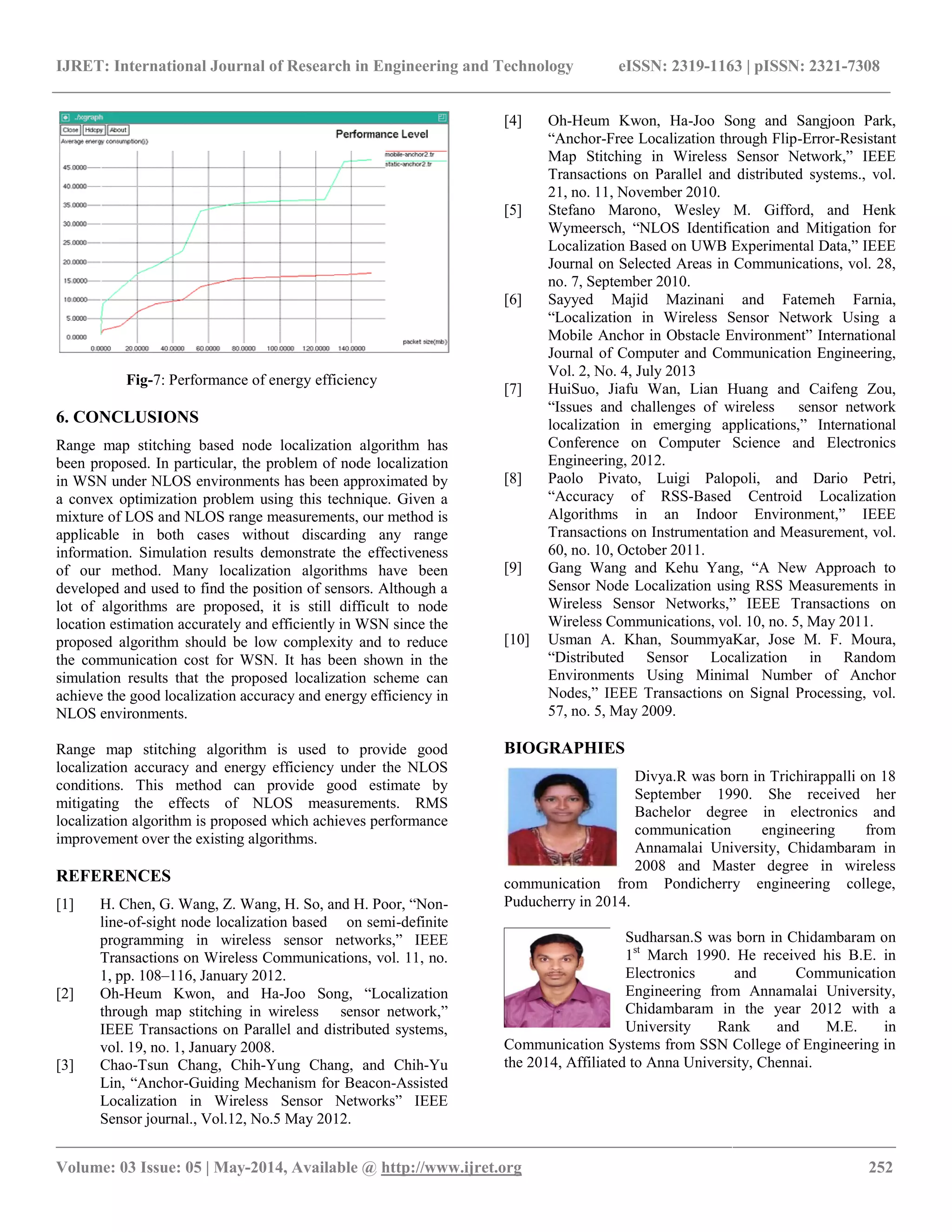 Localization Based Range Map Stitching In Wireless Sensor Network Under