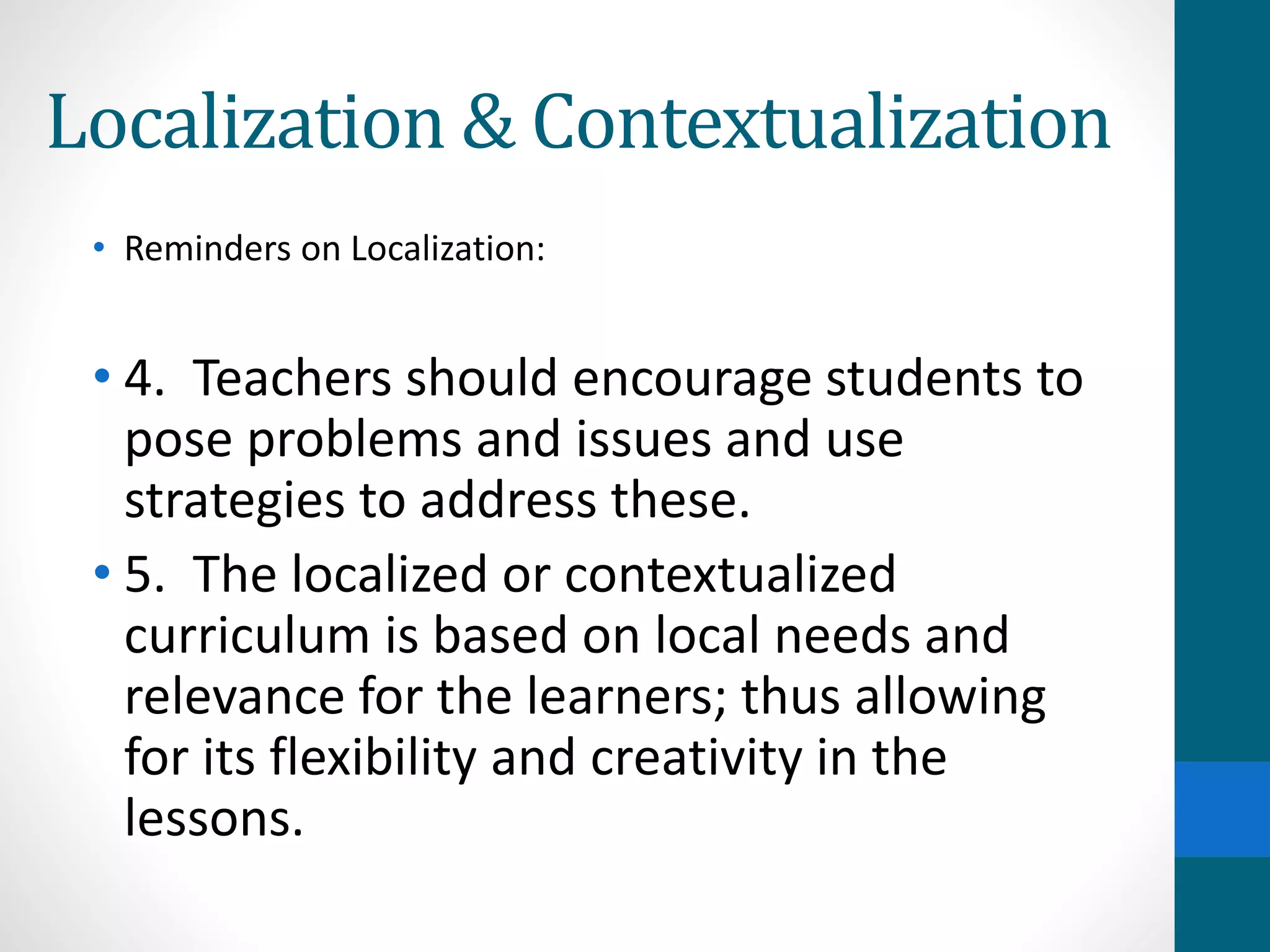 Localization & contextualization | PPTX
