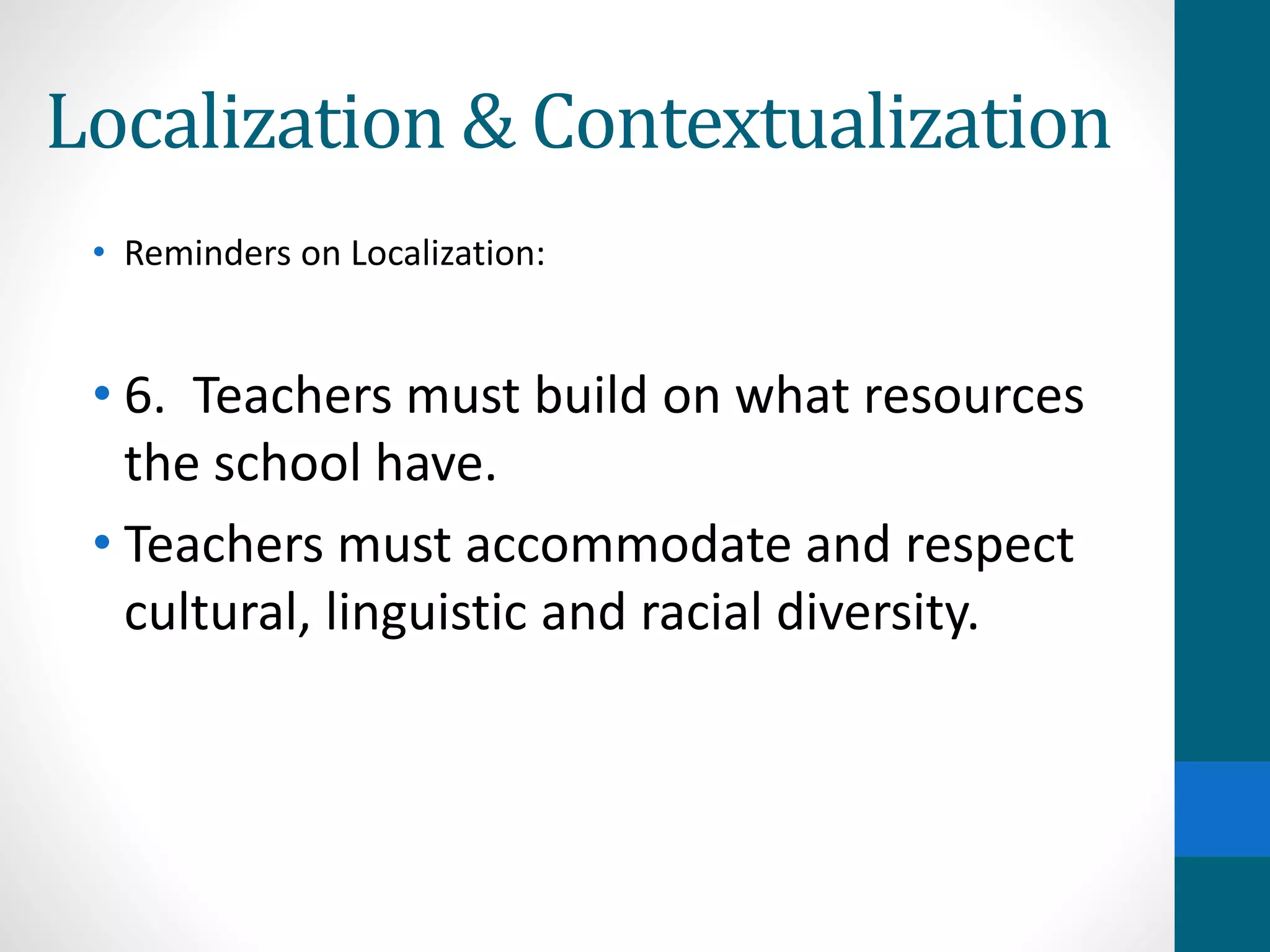 Localization & contextualization | PPTX