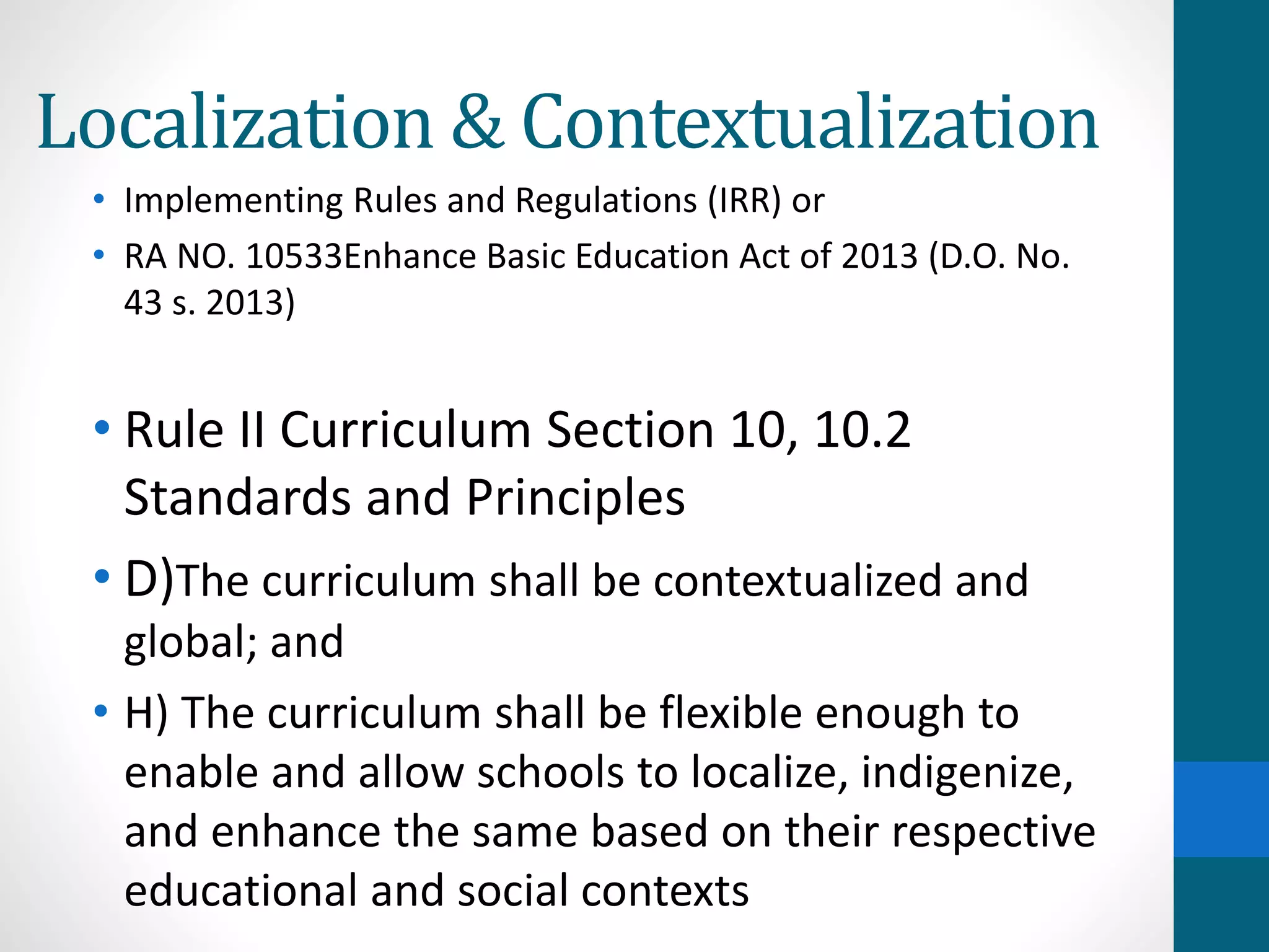 Localization & contextualization | PPTX