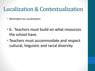Localization & contextualization | PPTX