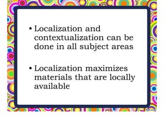 Localization & Contextualization | PDF