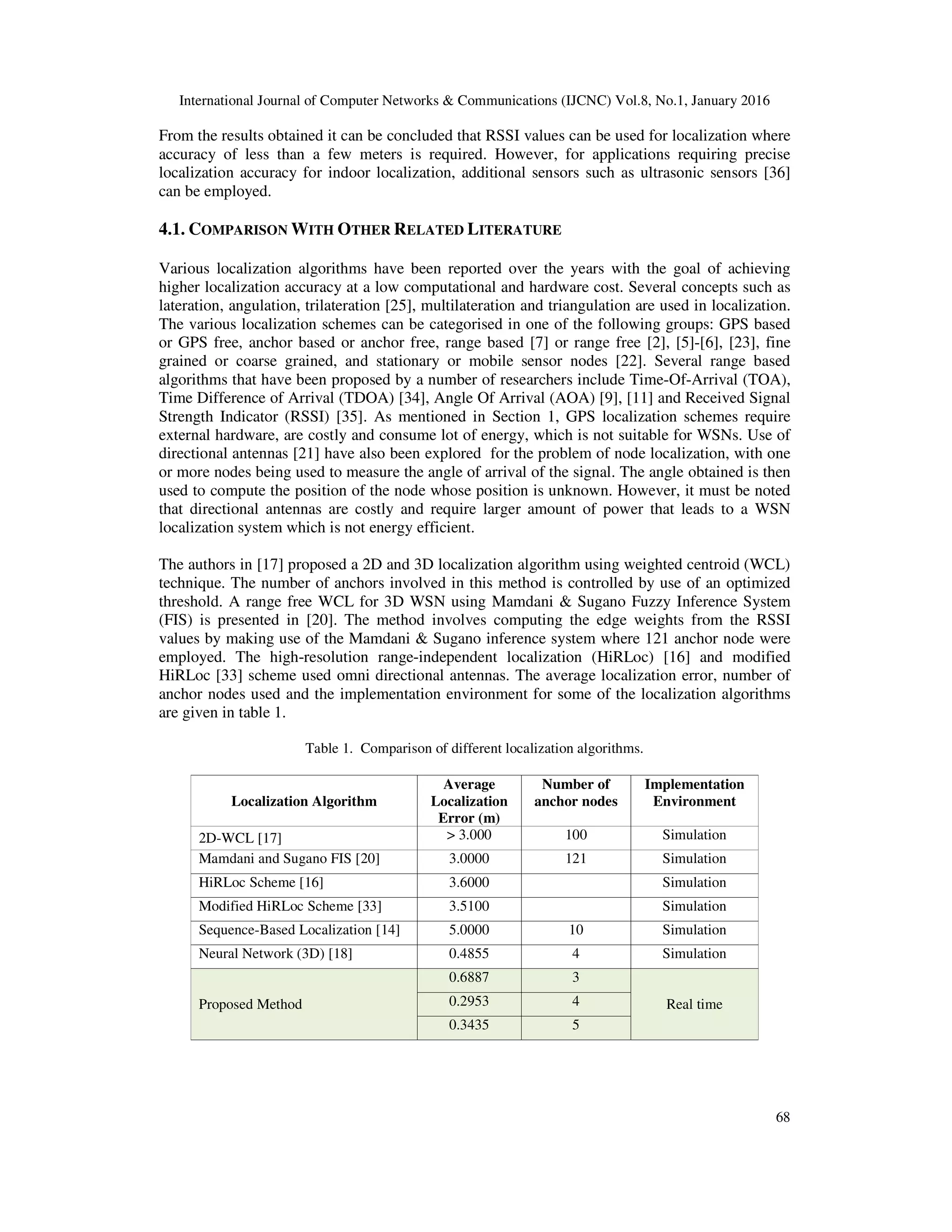 Localization for wireless sensor | PDF