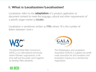 Localization in user experience design practice | PPT