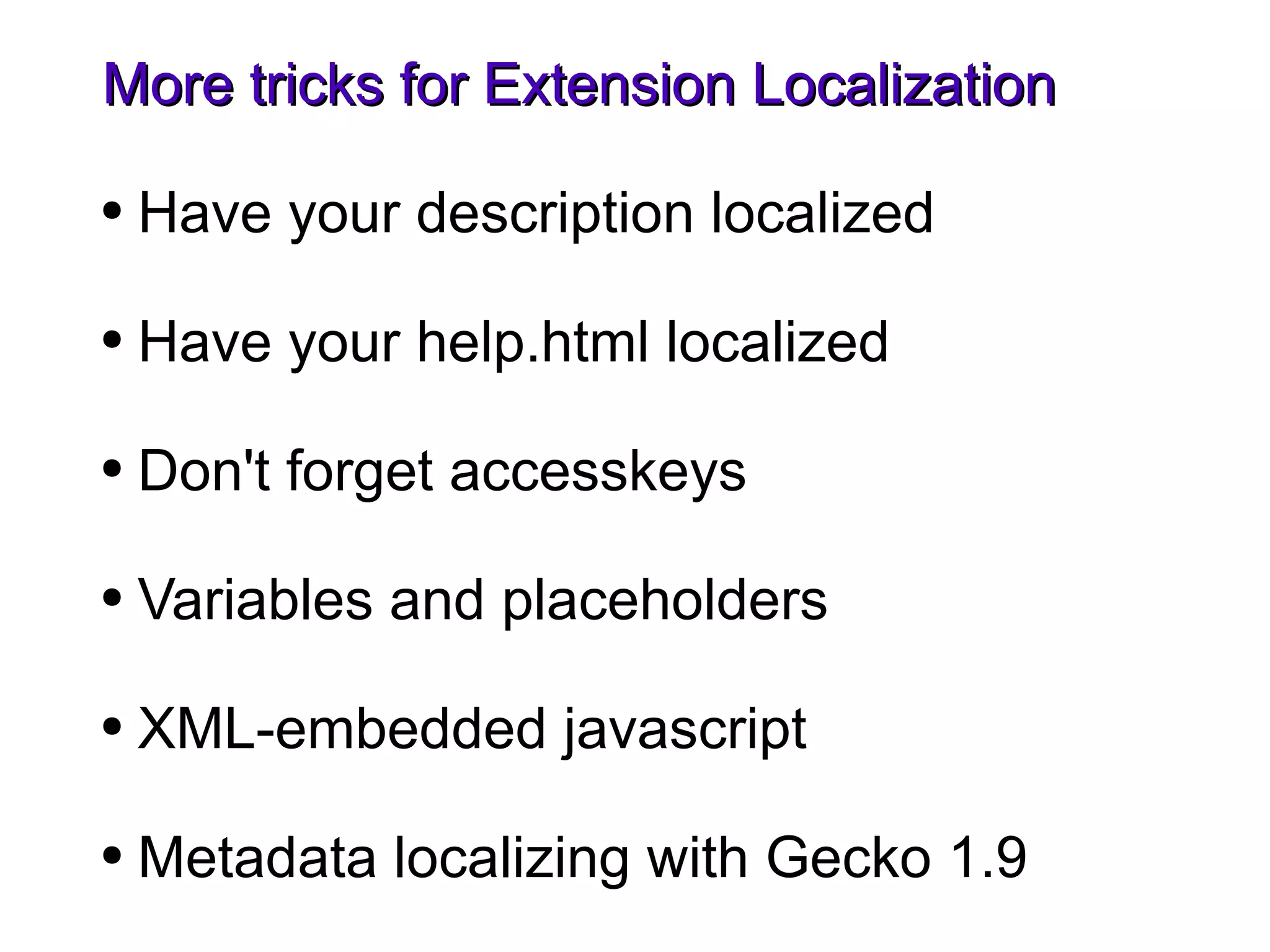 Localization Matters | PPT