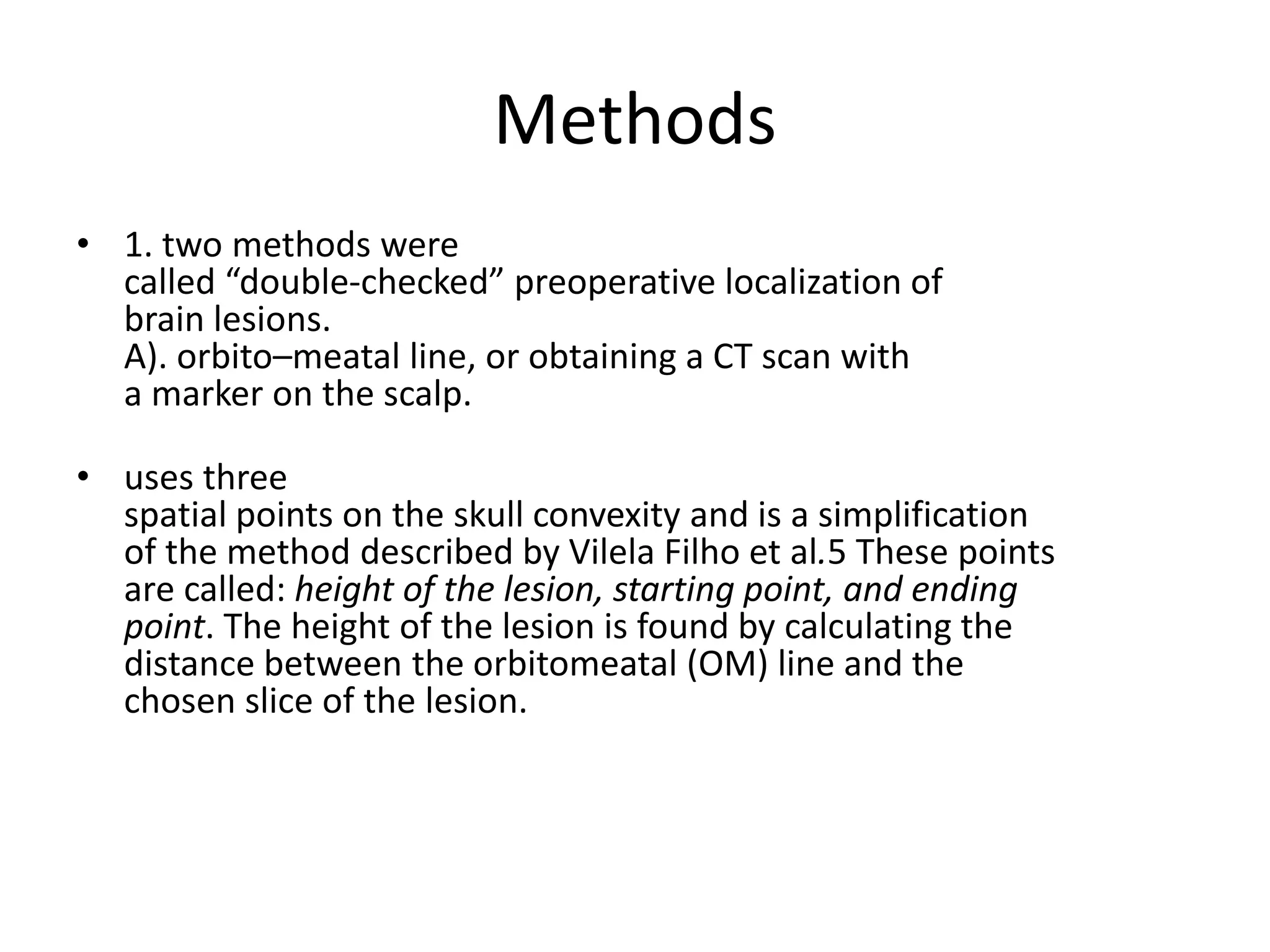 Localization of brain lesions | PPTX