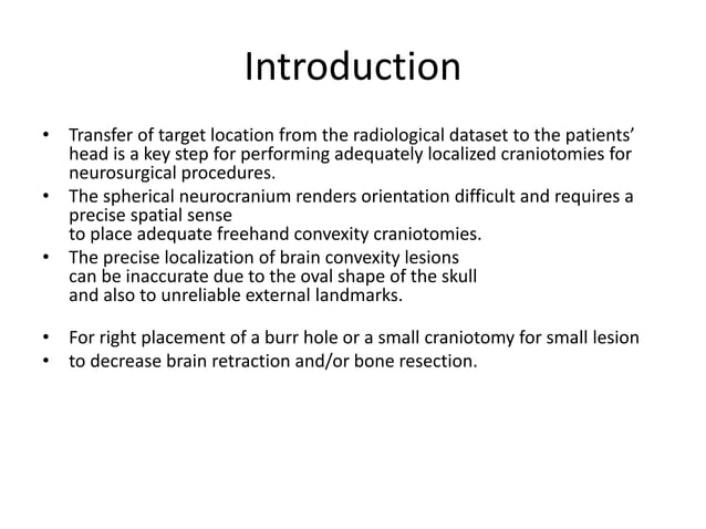 Localization of brain lesions | PPTX | Brain and Nervous System ...