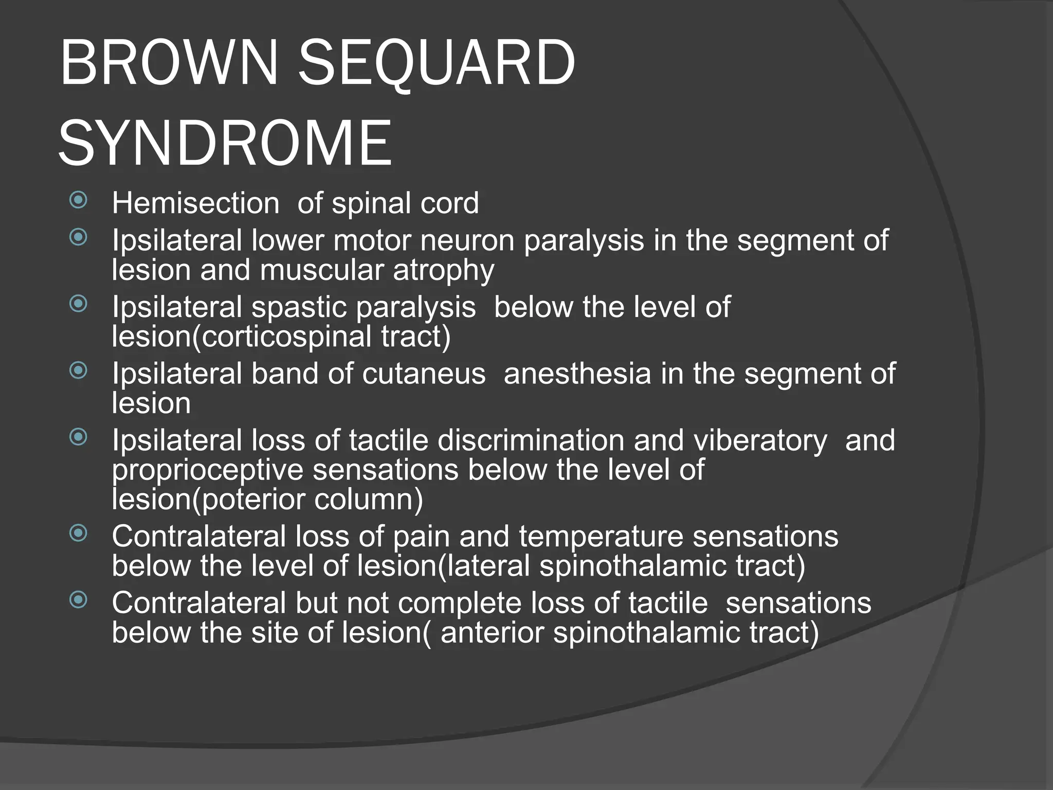 LOCALIZATION OFCENTRAL NERVOUS SYSTEM LESIONS | PPT