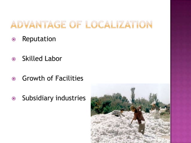 Localization of industry | PPTX