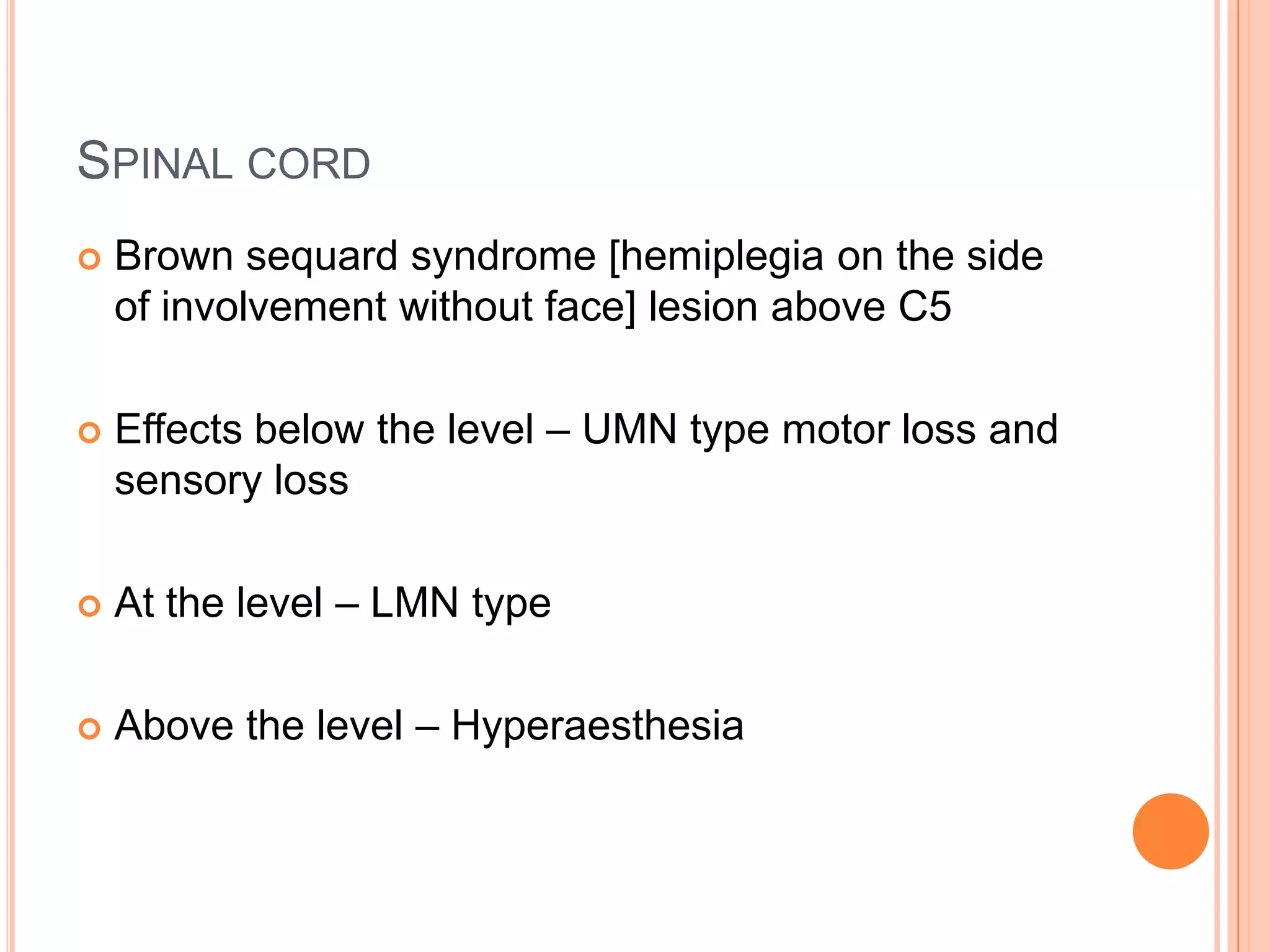Localization of lesion in hemiplegia | PPTX