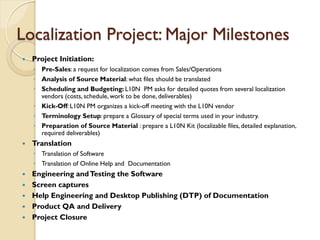 Localization Project Management | PDF