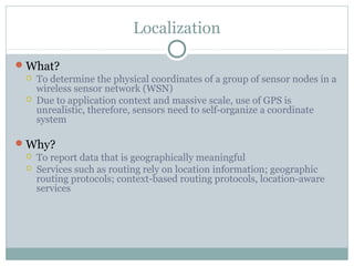 Localization scheme for underwater wsn | PPT