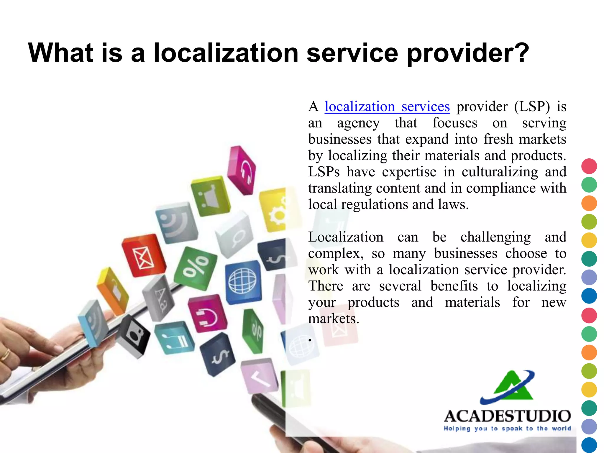 What is a localization service provider? | PPT