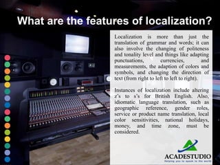 What is a localization service provider? | PPT