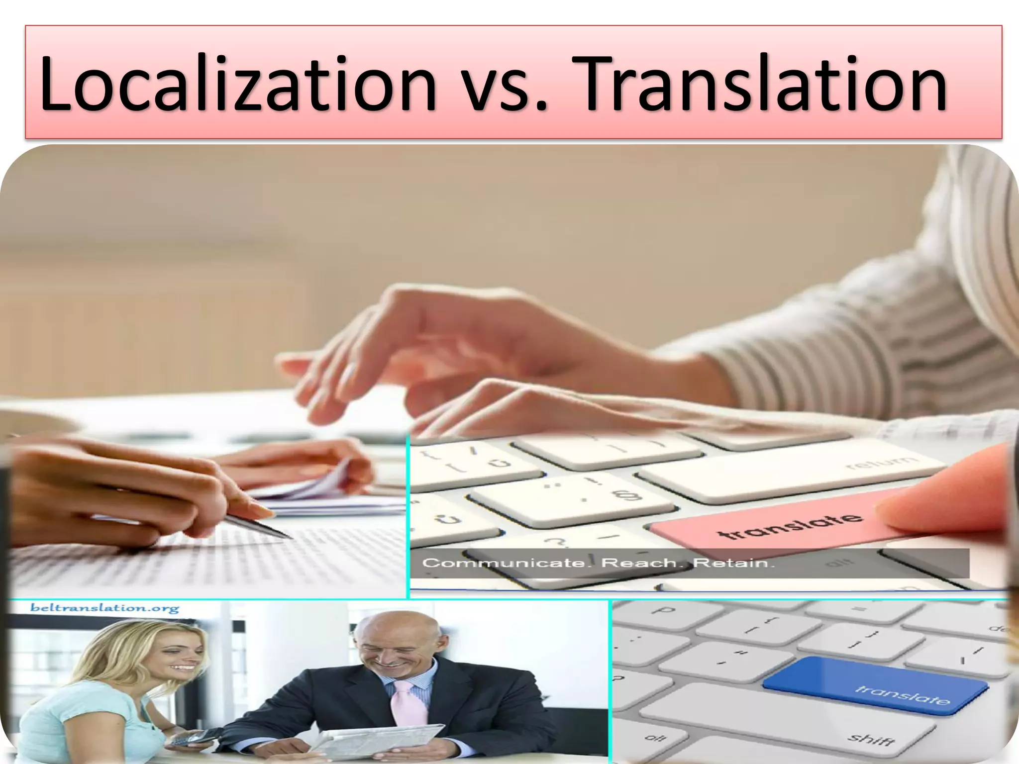 Localization vs. translation | PDF | Technology & Computing