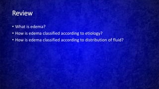 Localized edema by khadija brohi | PPT