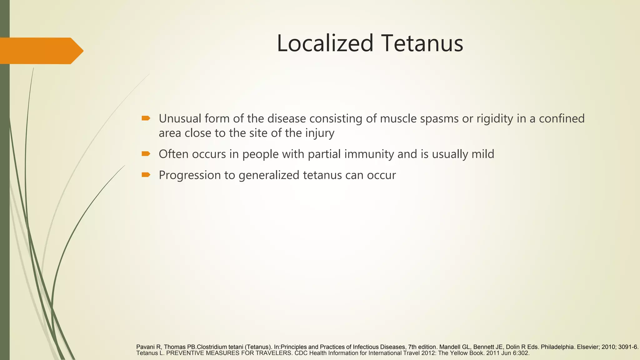 Localized Tetanus | PPT