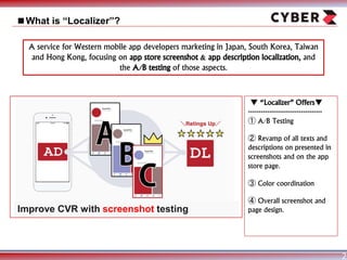 "Localizer" by CyberZ, Inc. | PPT
