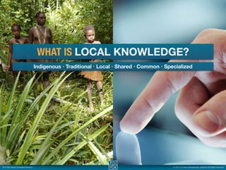 Benefits of Digital Tools for Local Knowledge | PDF