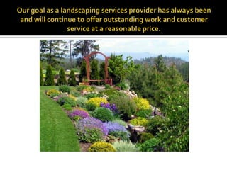 Local landscaping services | PPTX
