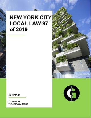 NYC Local Law 97 Case Studies | PDF