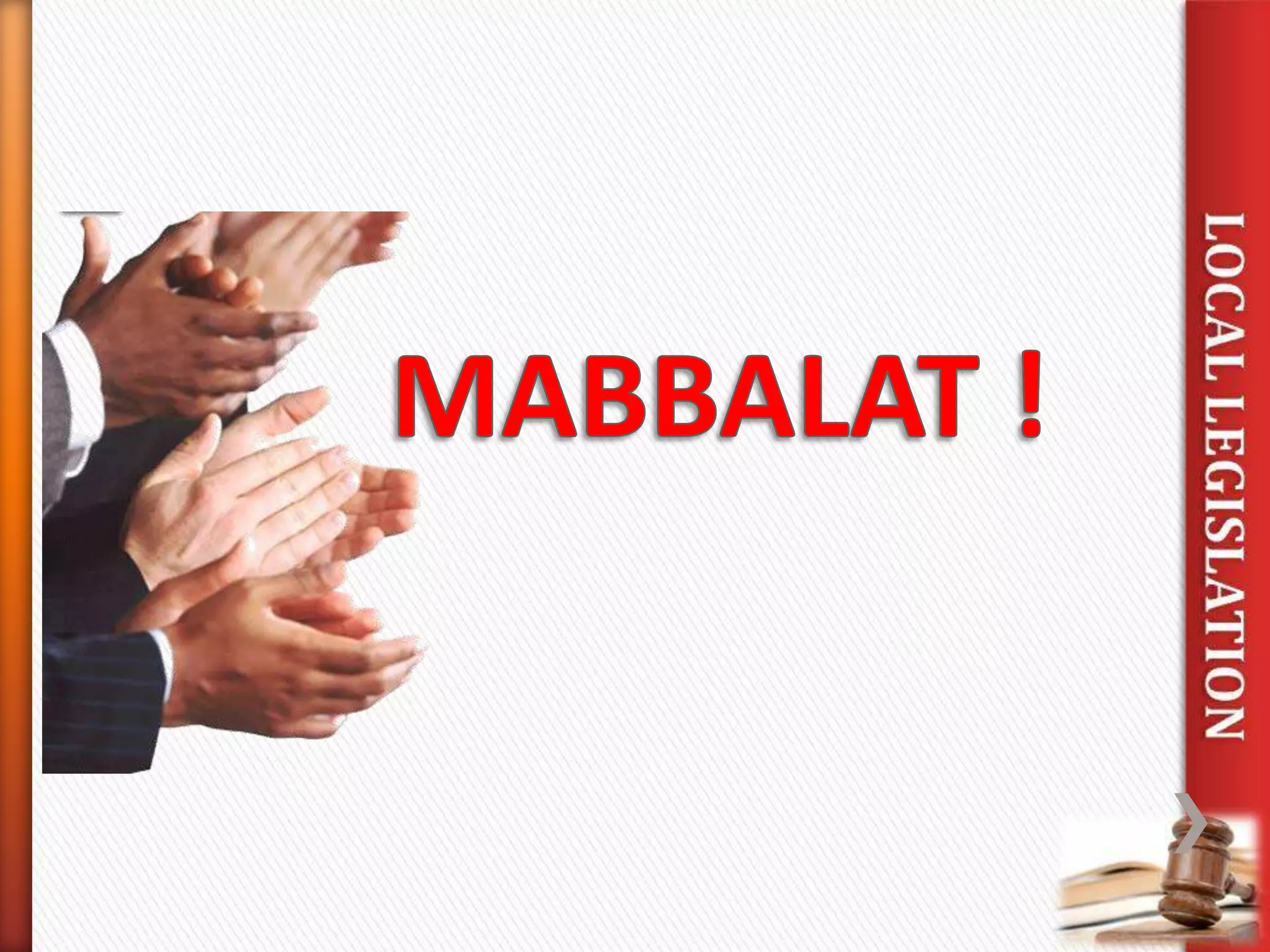 Local Legislation | PPTX