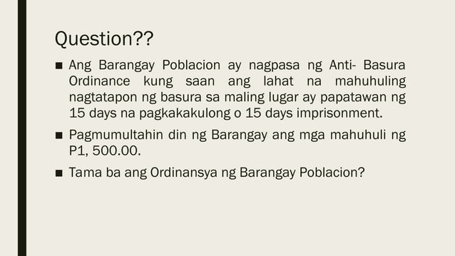 LOCAL LEGISLATION sample presentatio.ppt