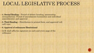 LOCAL LEGISLATION plan.pptx | Law