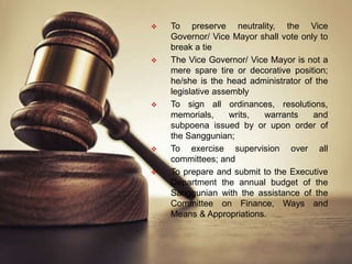 Local Legislative Process | PPTX