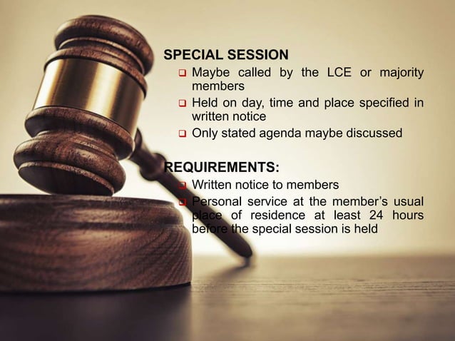 Local Legislative Process | PPTX