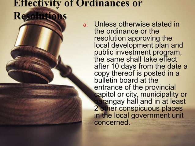 Local Legislative Process | PPTX