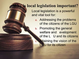 Local Legislative Process | PPTX