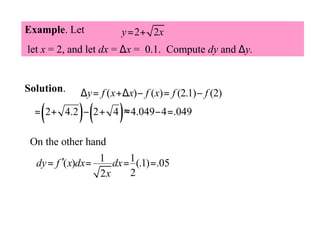 Local linear approximation | PDF