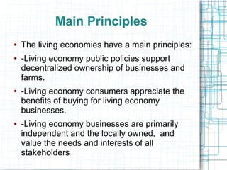 Local Living Economies | ODP