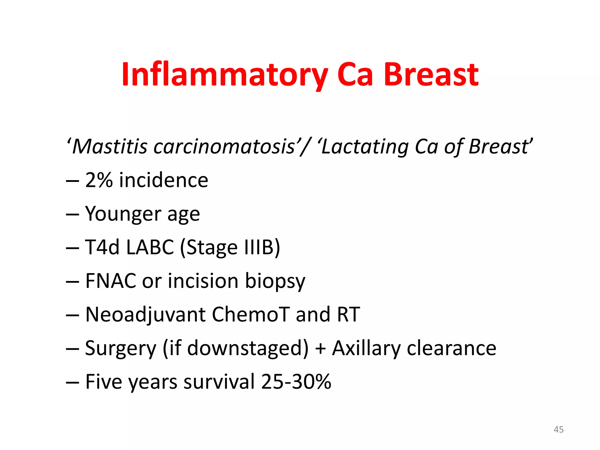 Locally advanced breast cancer | PPTX