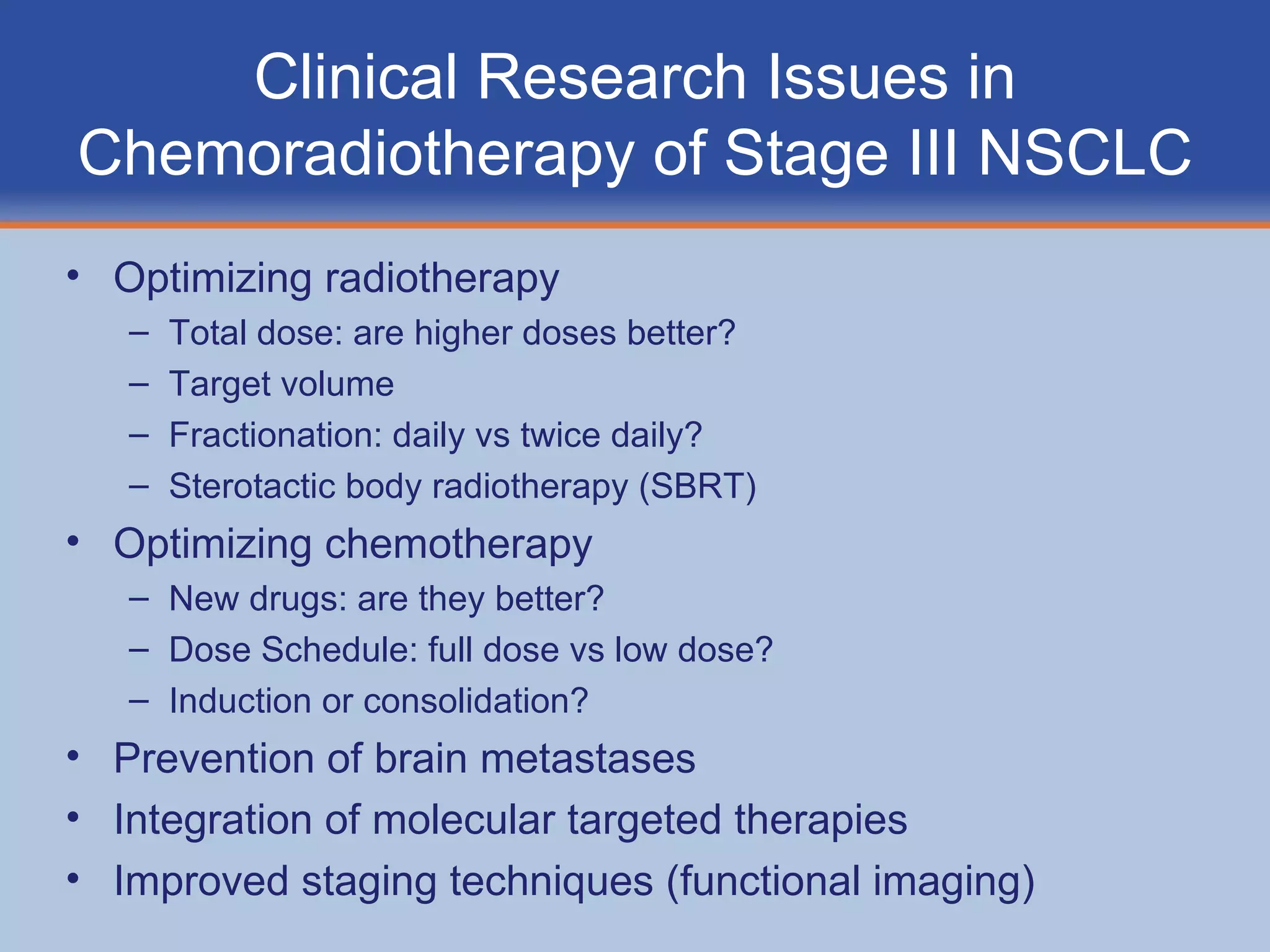 Locally Advanced Nsclc | PPT