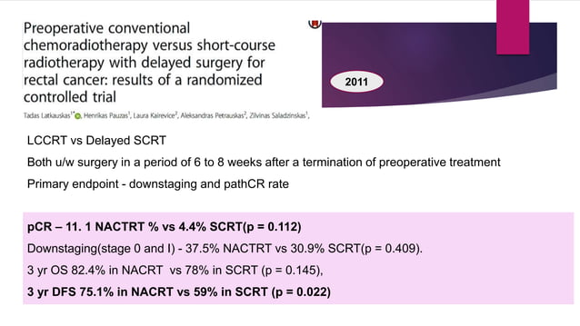 Locally Advanced Rectal Cancer | PPTX