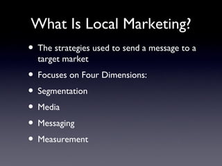 Local marketing | PPT