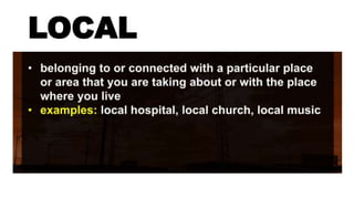 LOCAL MATERIALS USED IN CONTEMPORARY ARTS | PPTX