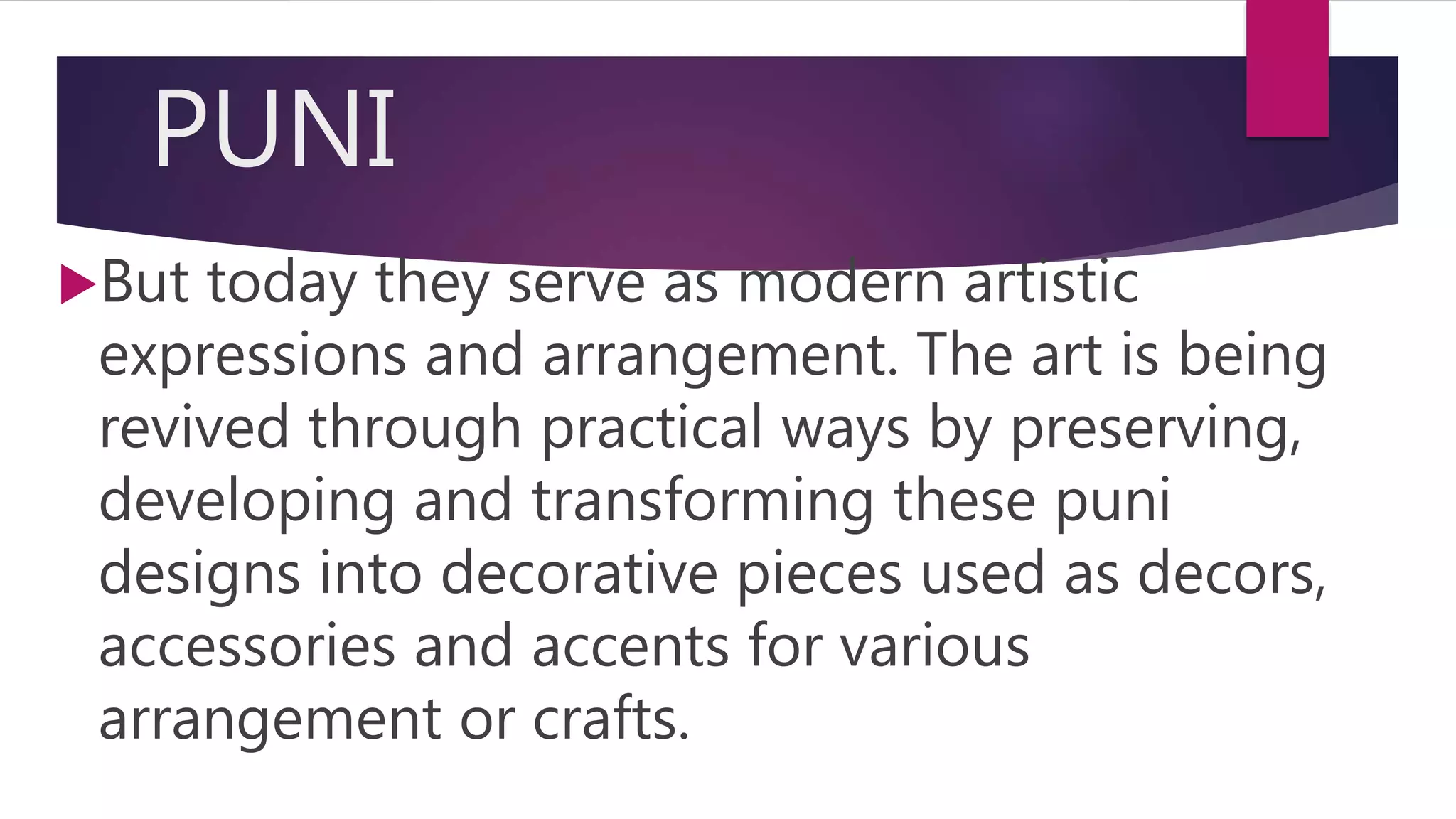 Local materials to contemporart | PPTX