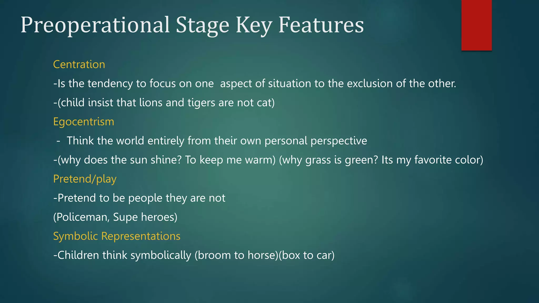 Jean Piaget: Cognitive development Theory. stages of cognitive ...