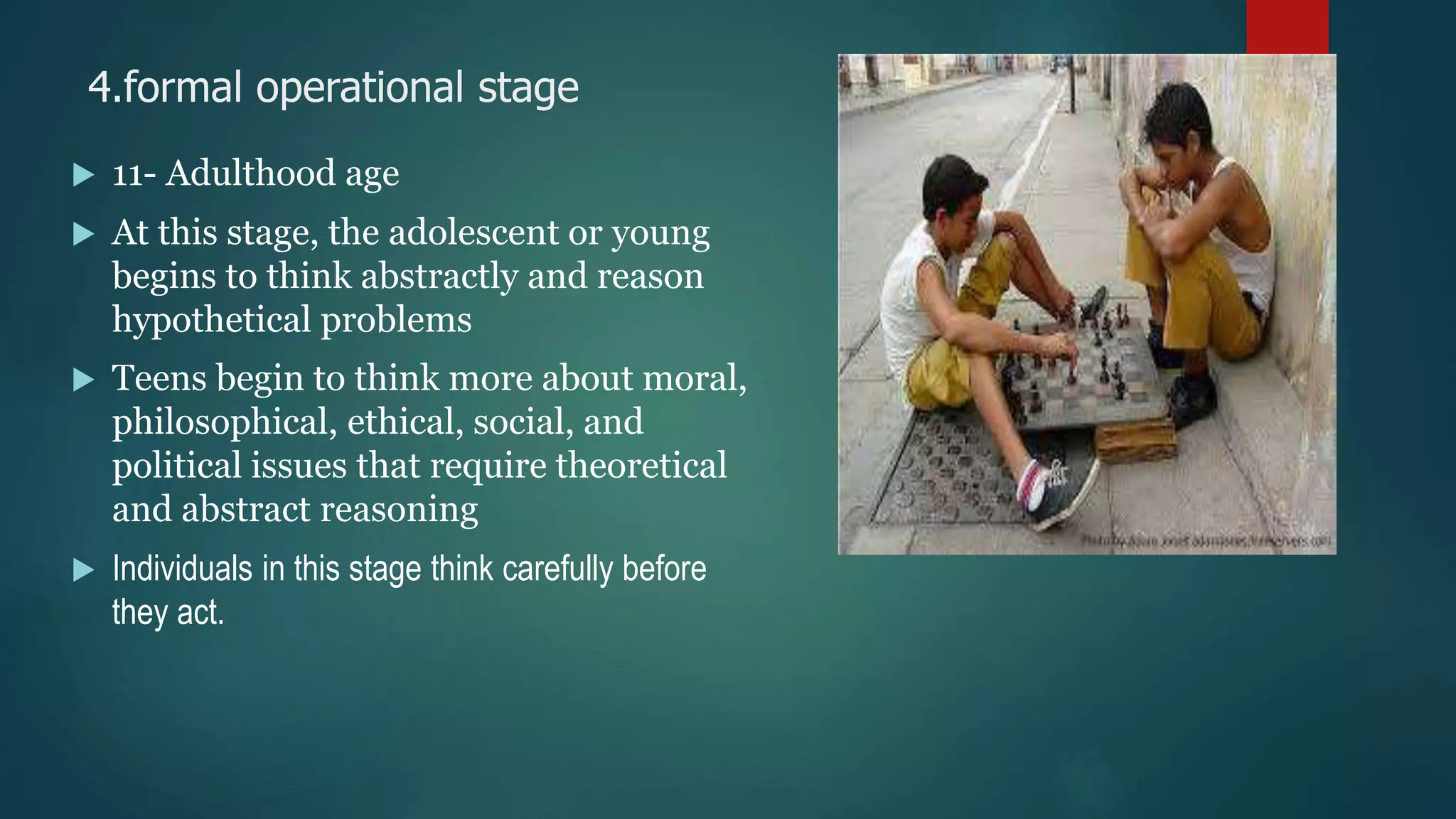 Jean Piaget: Cognitive development Theory. stages of cognitive ...