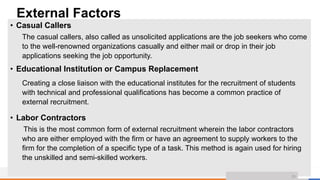 Recruitment and selection | PPTX