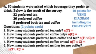 Probability Performance task - Mathematics 10 | PPTX
