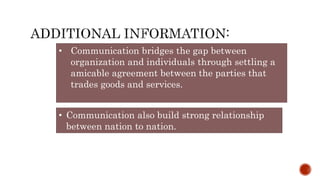 globalization in communication | PPTX