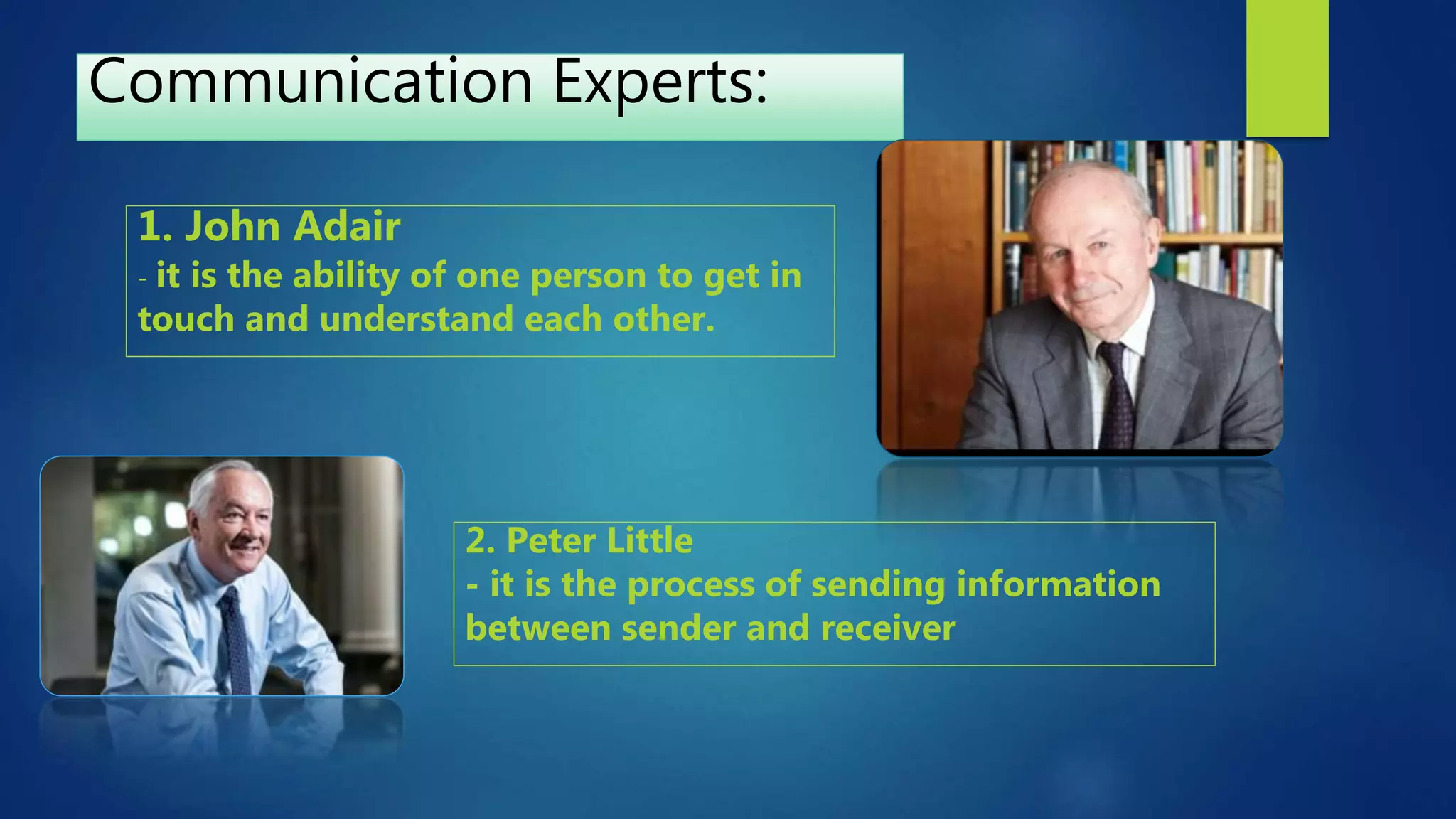 DEFINITION OF COMMUNICATION ELEMENTS/ STAGES OF COMMUNICATION | PPTX
