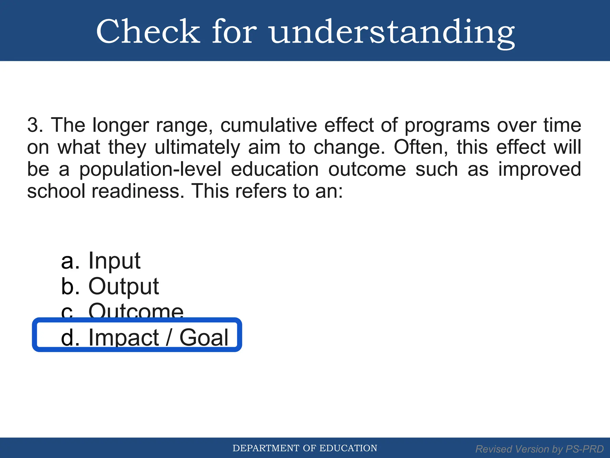 the basic education monitoring and evaluation framework (bemef).pptx | Education
