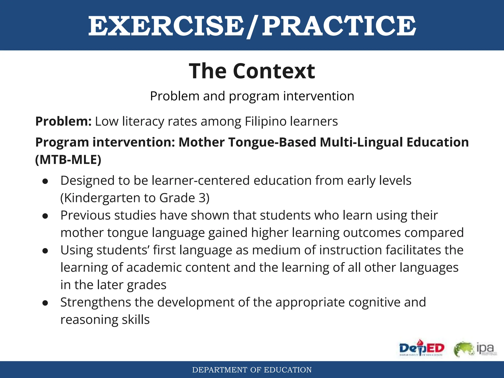 the basic education monitoring and evaluation framework (bemef).pptx | Education
