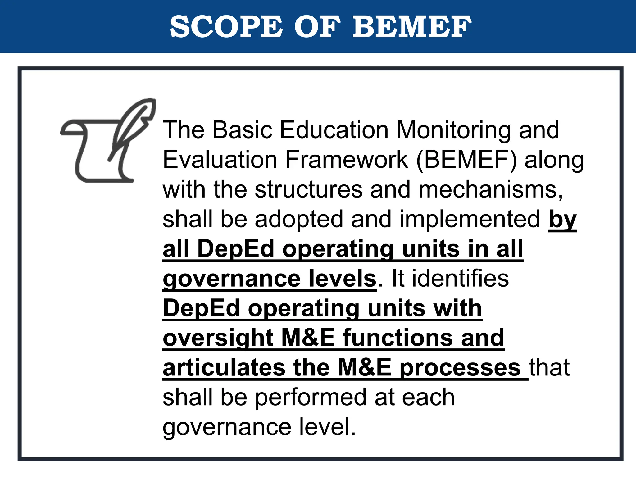 the basic education monitoring and evaluation framework (bemef).pptx
